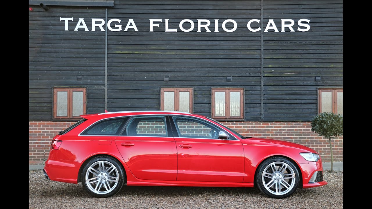 Audi RS6 Avant 4.0 V8 Quattro Twin Turbo Automatic in Misano Red with ...