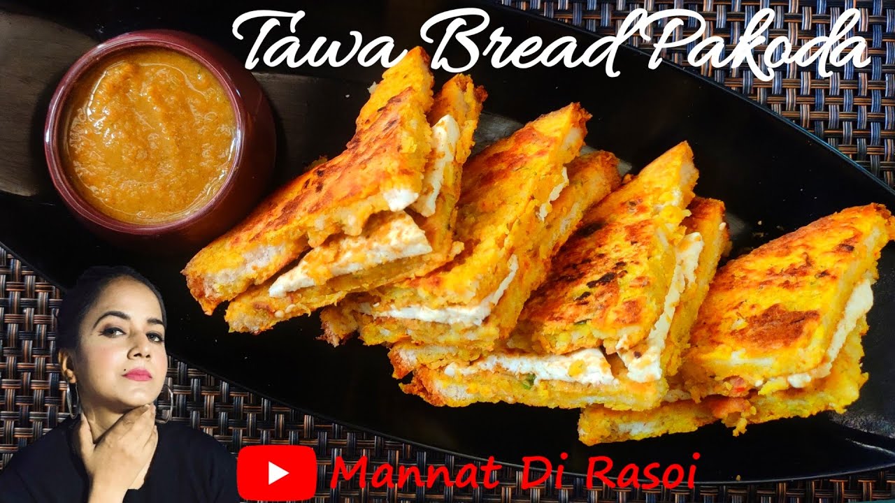 Kya Apne Banaya Bread Pakoda On Tawa | Tawa Bread Pakoda - YouTube