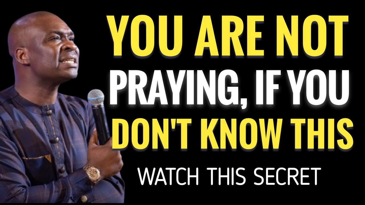 HOW TO PRAY : IF YOU DON'T KNOW THIS, YOU ARE NOT PRAYING RIGHT ...