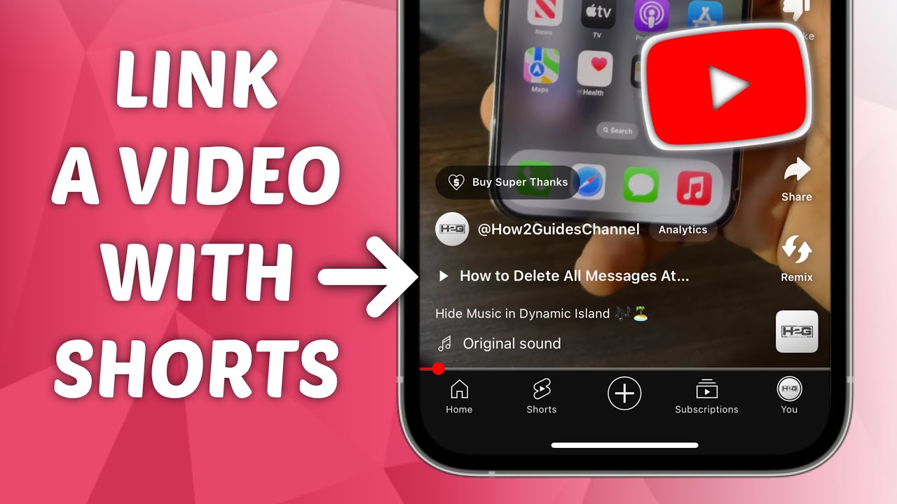 How to Link Video With Shorts on YouTube - YouTube