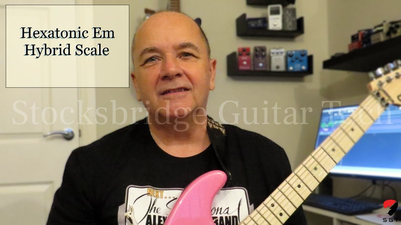 Easy E minor Hexatonic Scale - YouTube