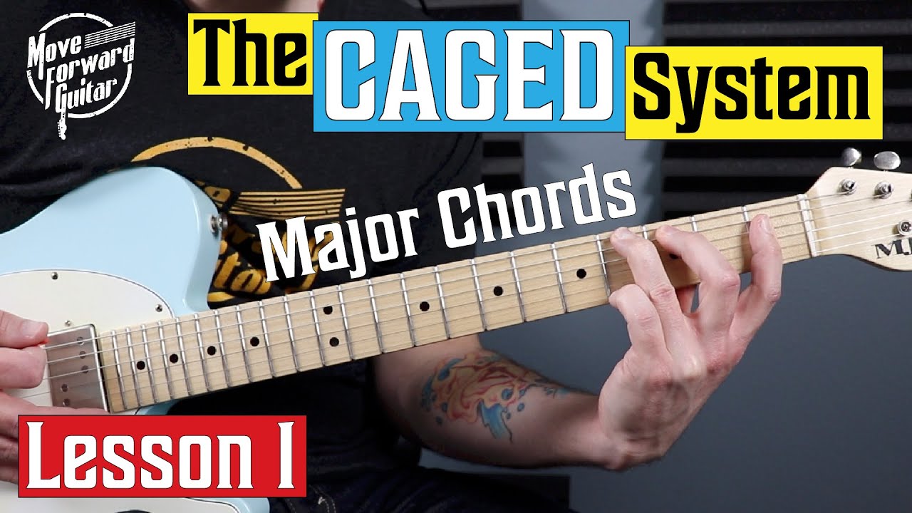 CAGED System Course | Major Chords (Lesson 1) - YouTube