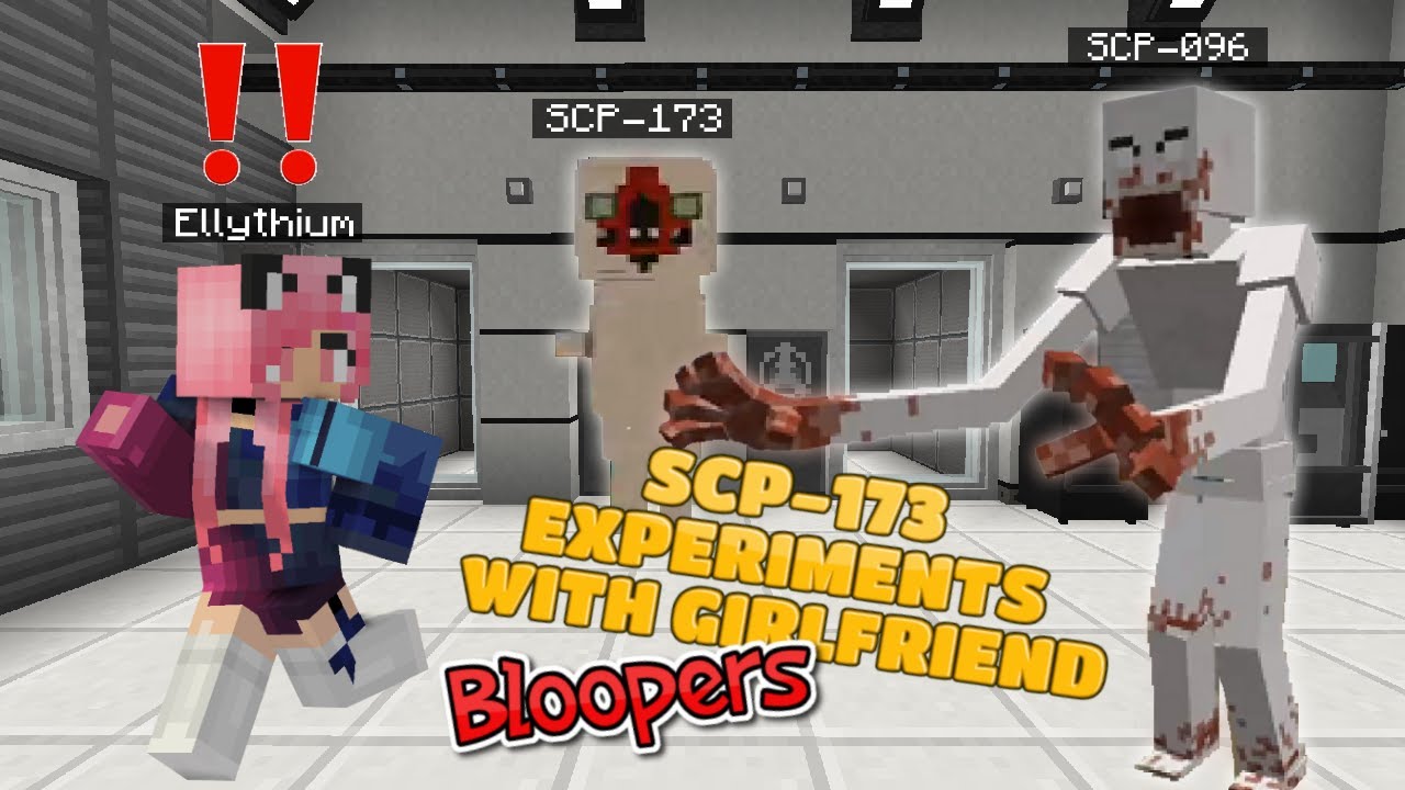 SCP-173 EXPERIMENTS WITH BOYFRIEND BLOOPERS! | Minecraft Ft. Raszius ...