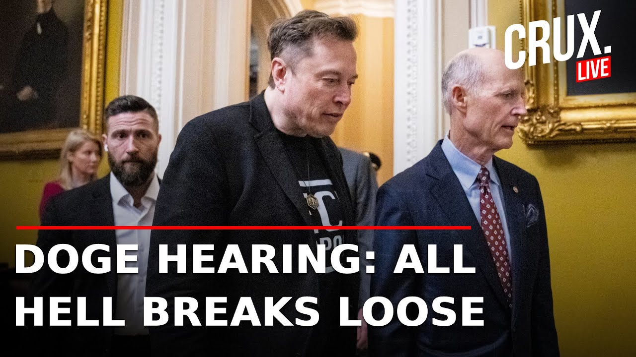 DOGE Senate Hearing LIVE | Republicans And Democrats Face Off | Elon ...