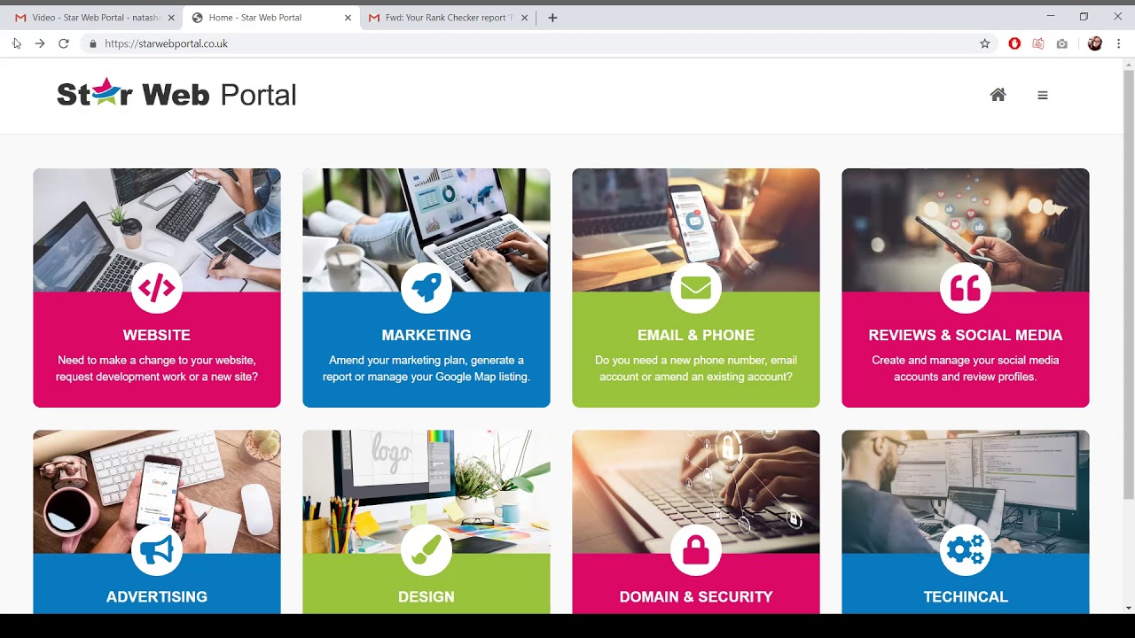 Star Web Portal - Make Website Changes Online - YouTube
