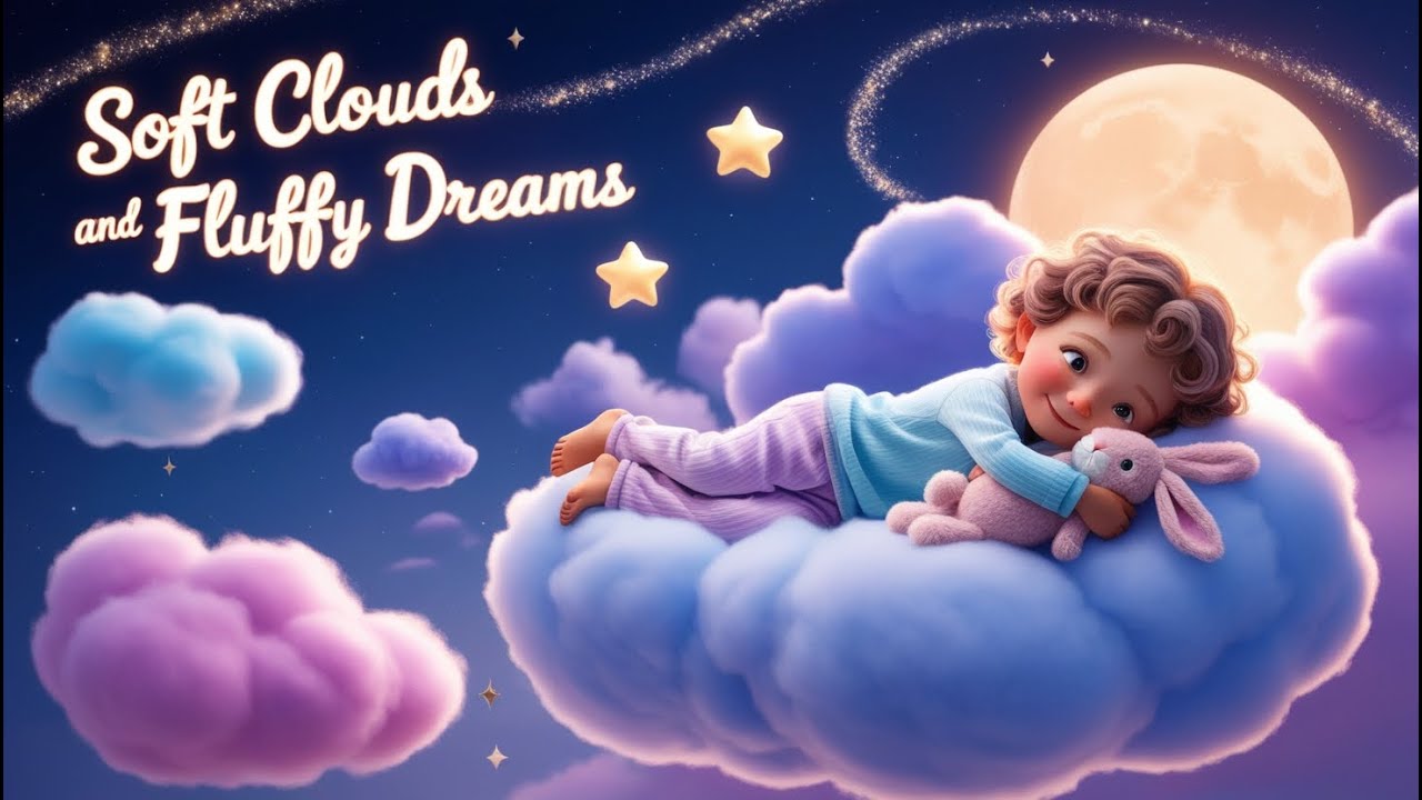 🌙 Soft Clouds and Fluffy Dreams | A Magical Bedtime Journey for Kids 🌙 ...