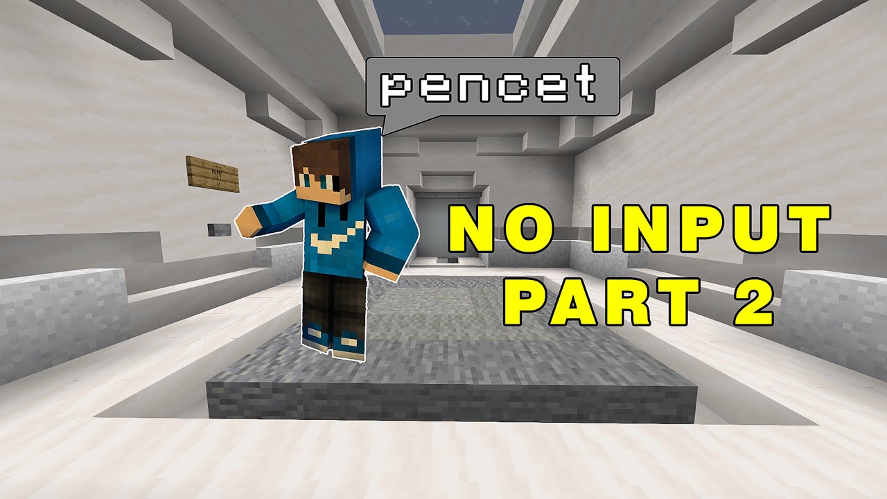 BISAKAH KAMU KELUAR DARI TEMPAT PUTIH INI Di MINECRAFT - NO INPUT PART 2 - YouTube