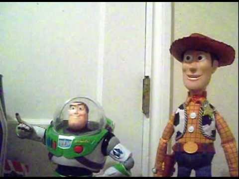 toy story buzz box # 1and 2 reenactment