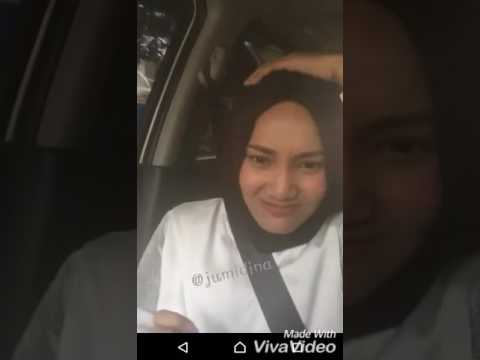 Wooww hebohnya Fatin di dalam mobil saat live IG part 1