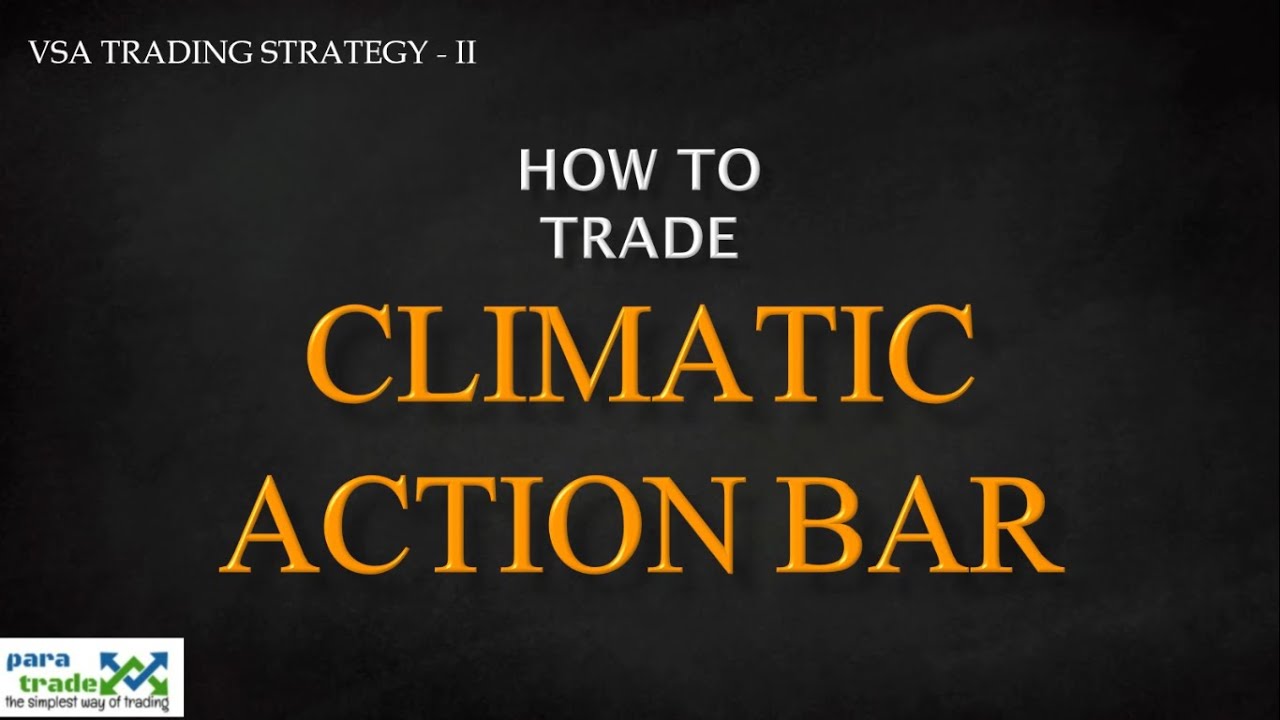 How to Trade Climatic Action Bar - YouTube