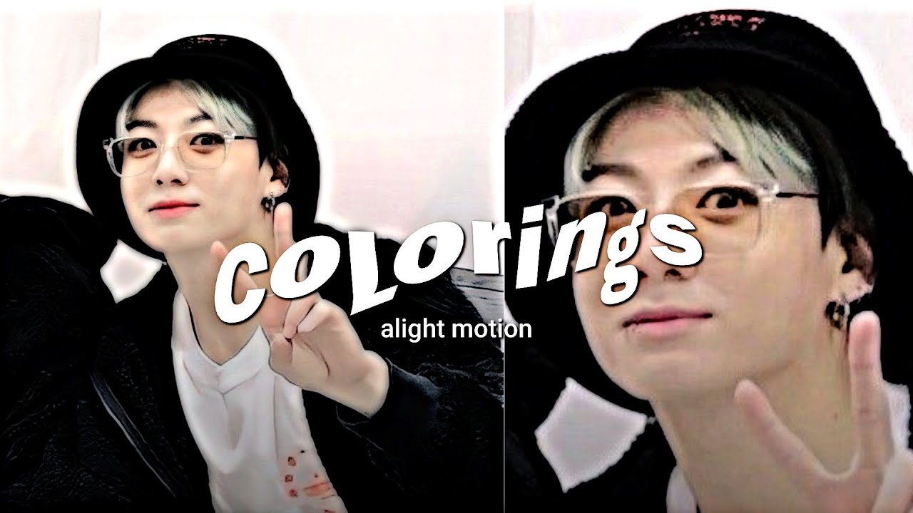 coloring ideas for edits — alight motion - YouTube