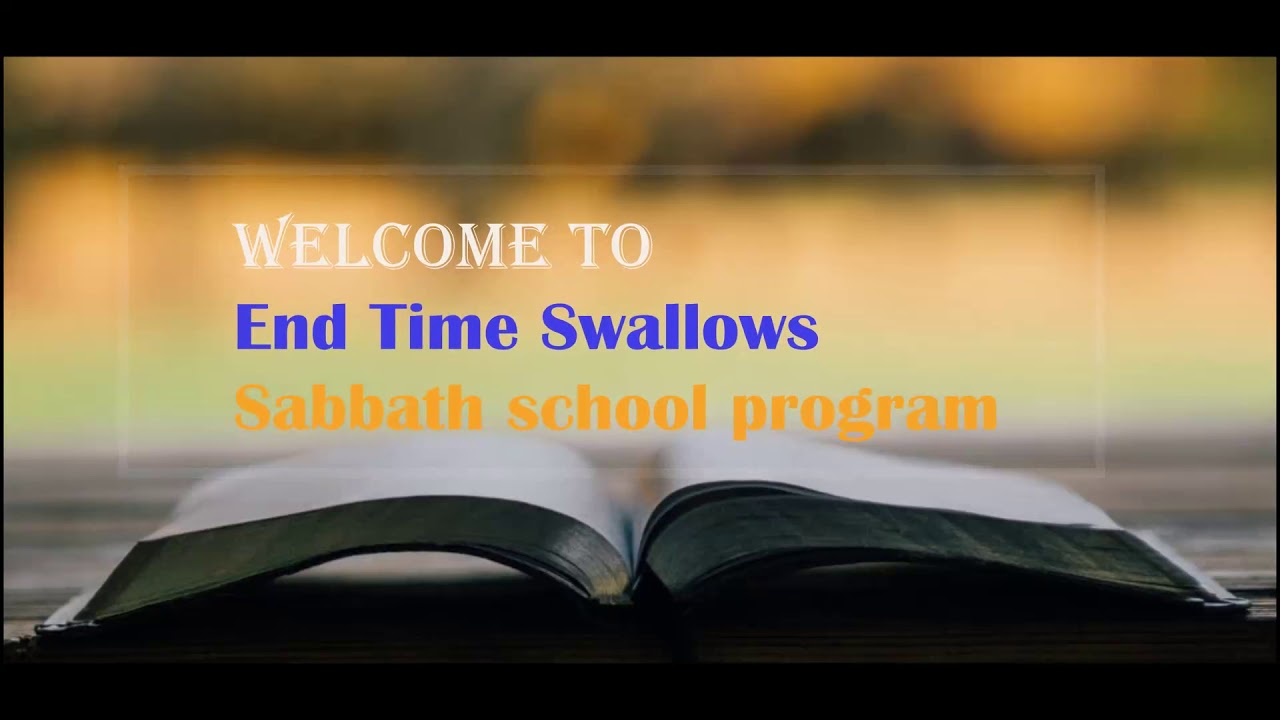 Sabbath school welcome - YouTube