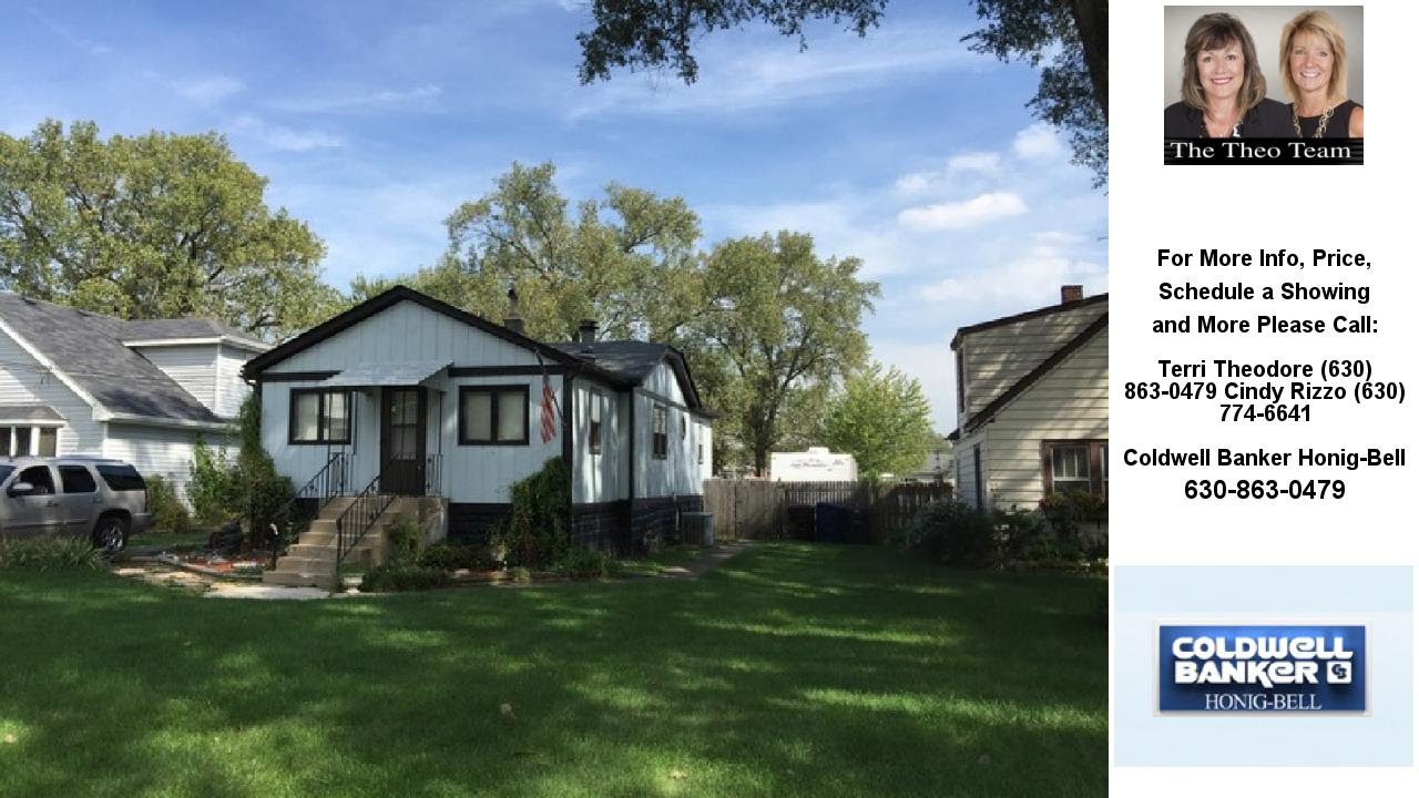 15537 Lamon Avenue, OAK FOREST, IL Presented by Terri Theodore (630 ...