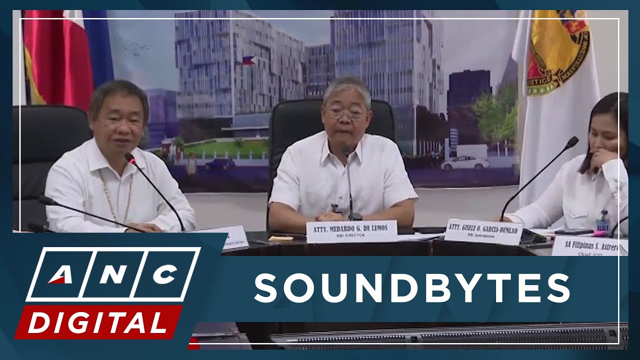 WATCH: NBI press conference on bid to bring ex-lawmaker Teves to PH ...