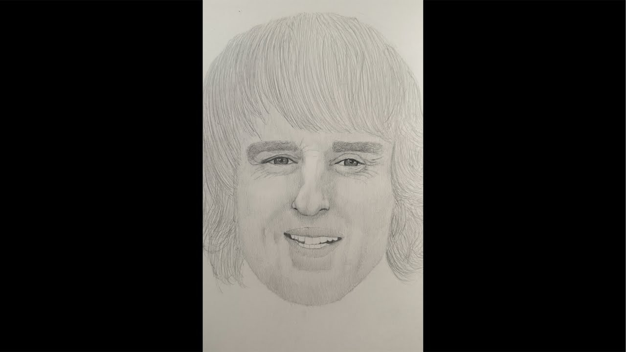 Drawing Owen Wilson & Starting a New Portrait (Work in Progress) - YouTube