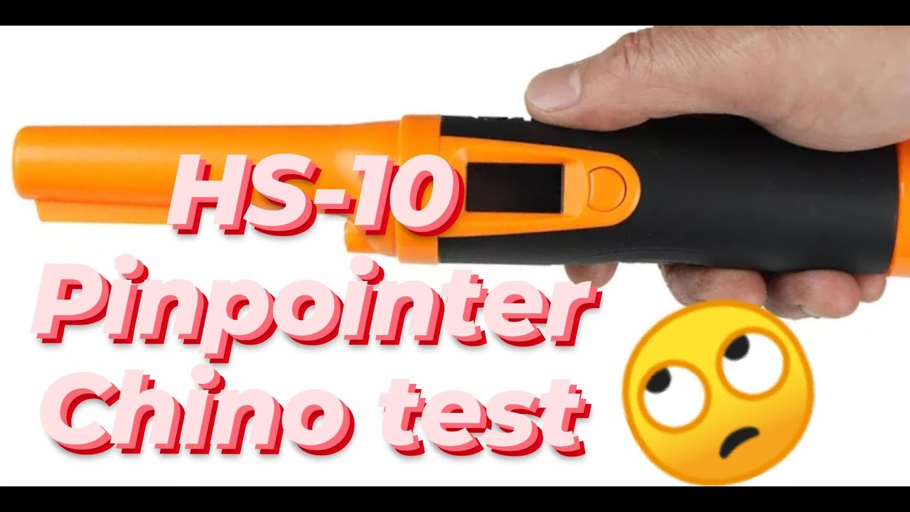 HS-10 Pinpointer POSIBLEMENTE DE LOS MEJORES 👍 prueba con PEPITAS DE ORO SUMERGIBLE 🤩 🤩 Español ...