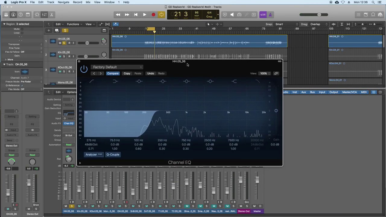 Pop 1 eq drums - YouTube