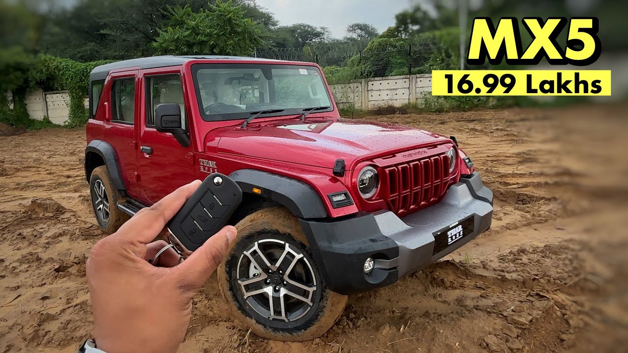 Mahindra Thar Roxx Mx5 4x2 Diesel AT Detailed Review: Features ...