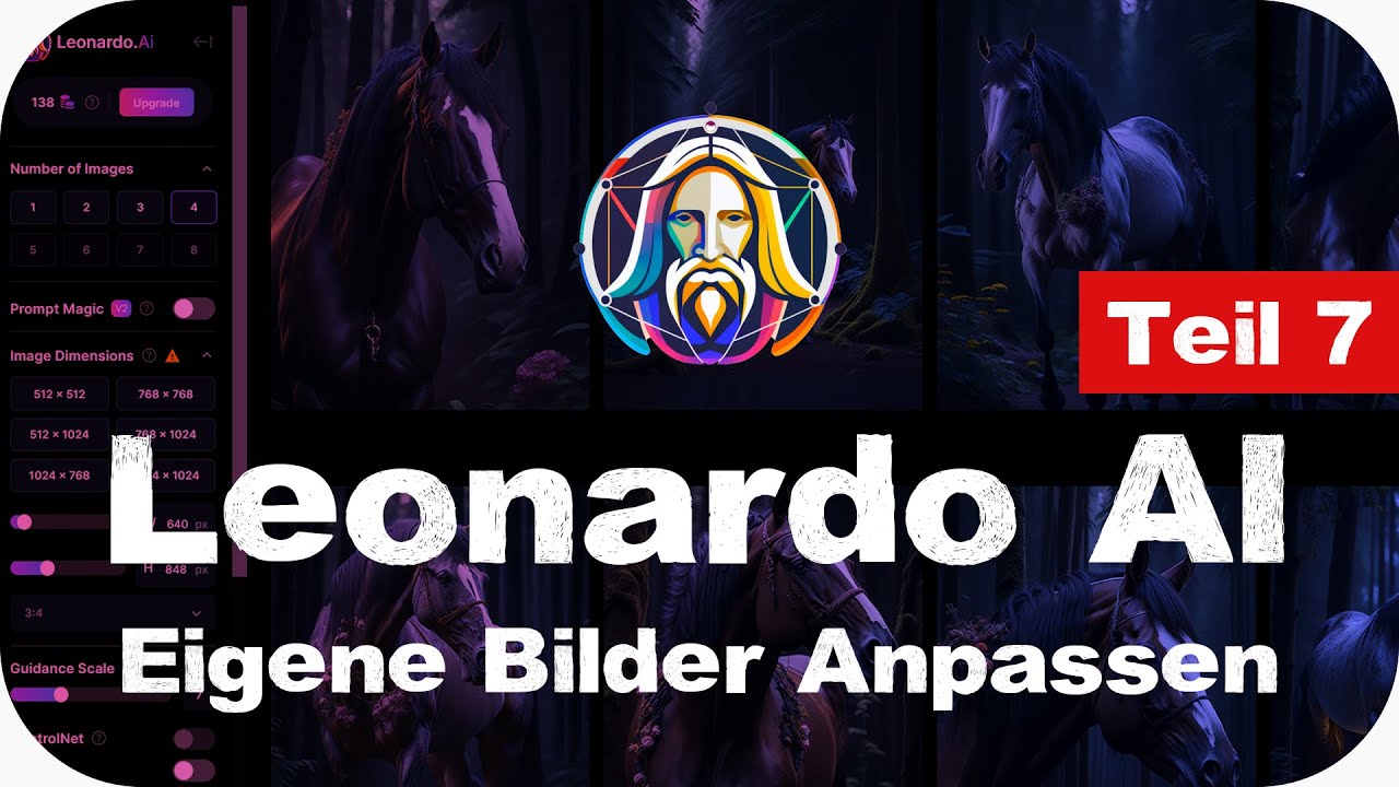 Leonardo AI für Anfänger Teil 7 - Eigene Bilder mit KI verändern ...