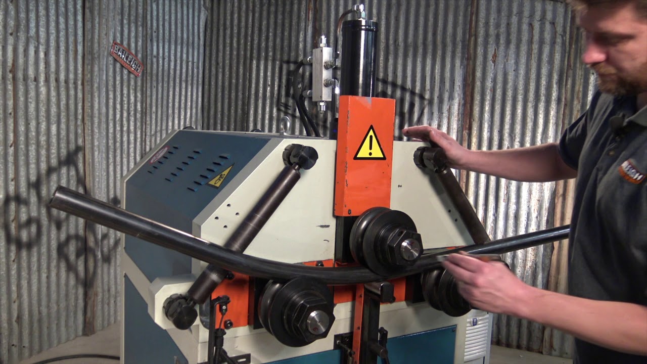 Baileigh Industrial CNC Roll Bender General Operation - YouTube