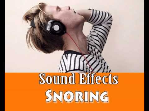 SOUND EFFECT snoring - YouTube