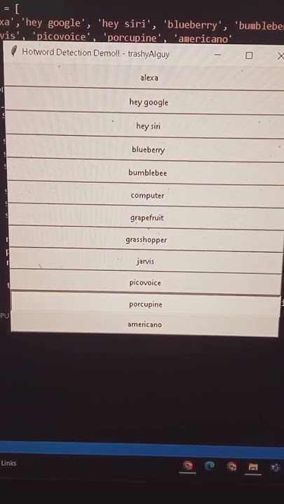 make your own ok google, alexa, hey siri, jarvis | Hotword Detection | python #shorts #python ...