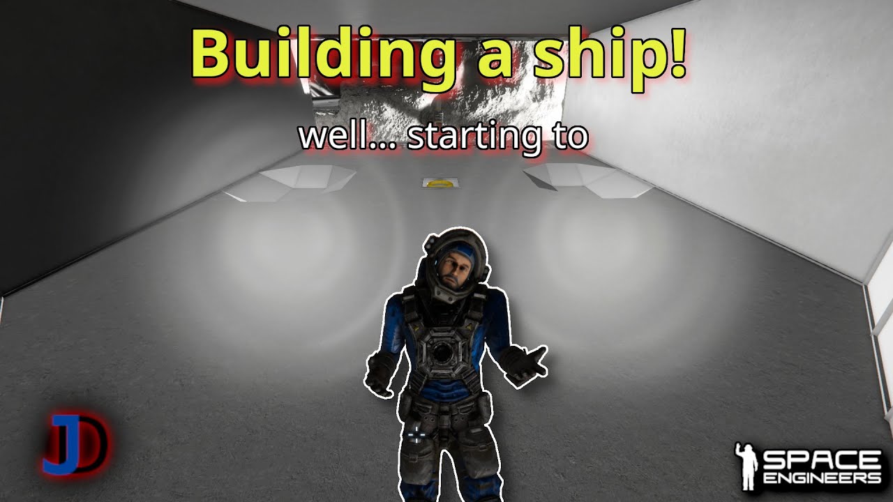Space Engineers: S2e35 Starting The ship Build! - YouTube