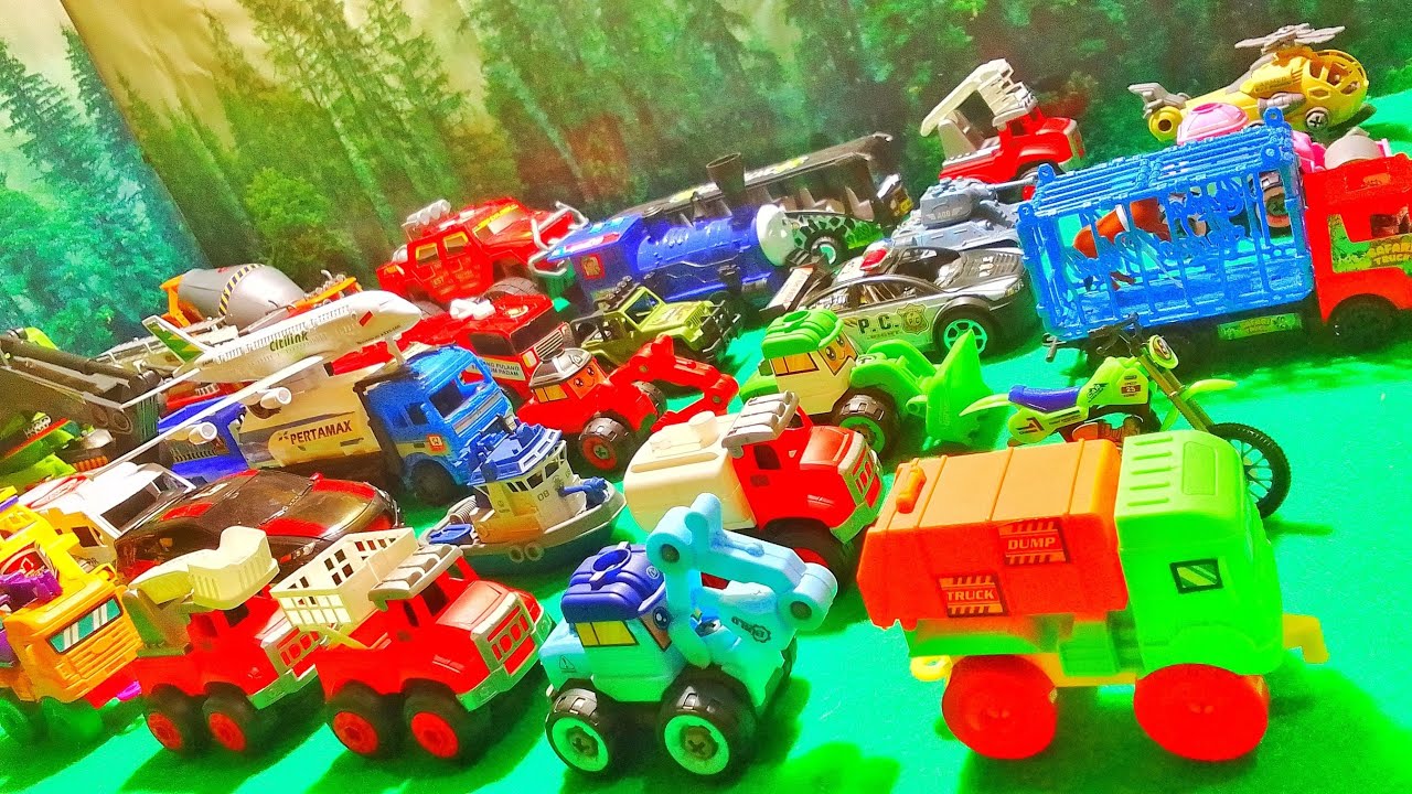 Keren...⛔Mobil Truk Warna Warni Beraneka Macam⛔ Mobil Balap, Excavator ...