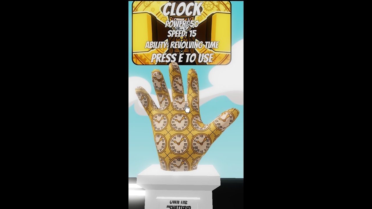 ⌚Full Guide on how to get clock glove in slap battles and new shattered ...