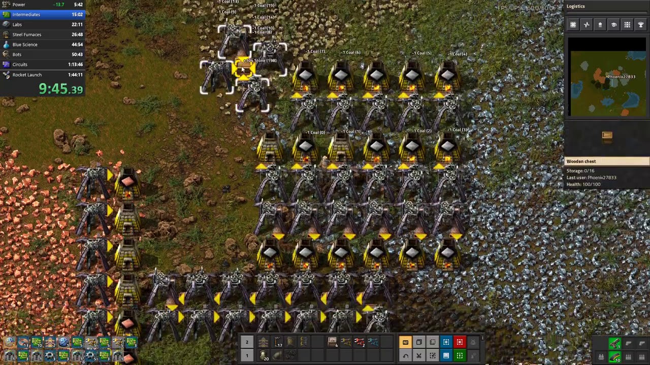 Factorio Any% [Former World Record] 1h 42m 48s - YouTube