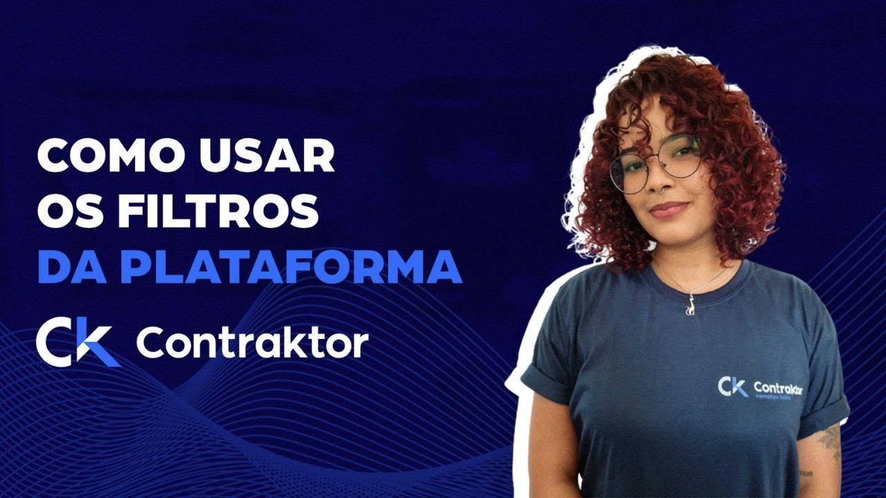 Como usar os filtros da plataforma da Contraktor - YouTube