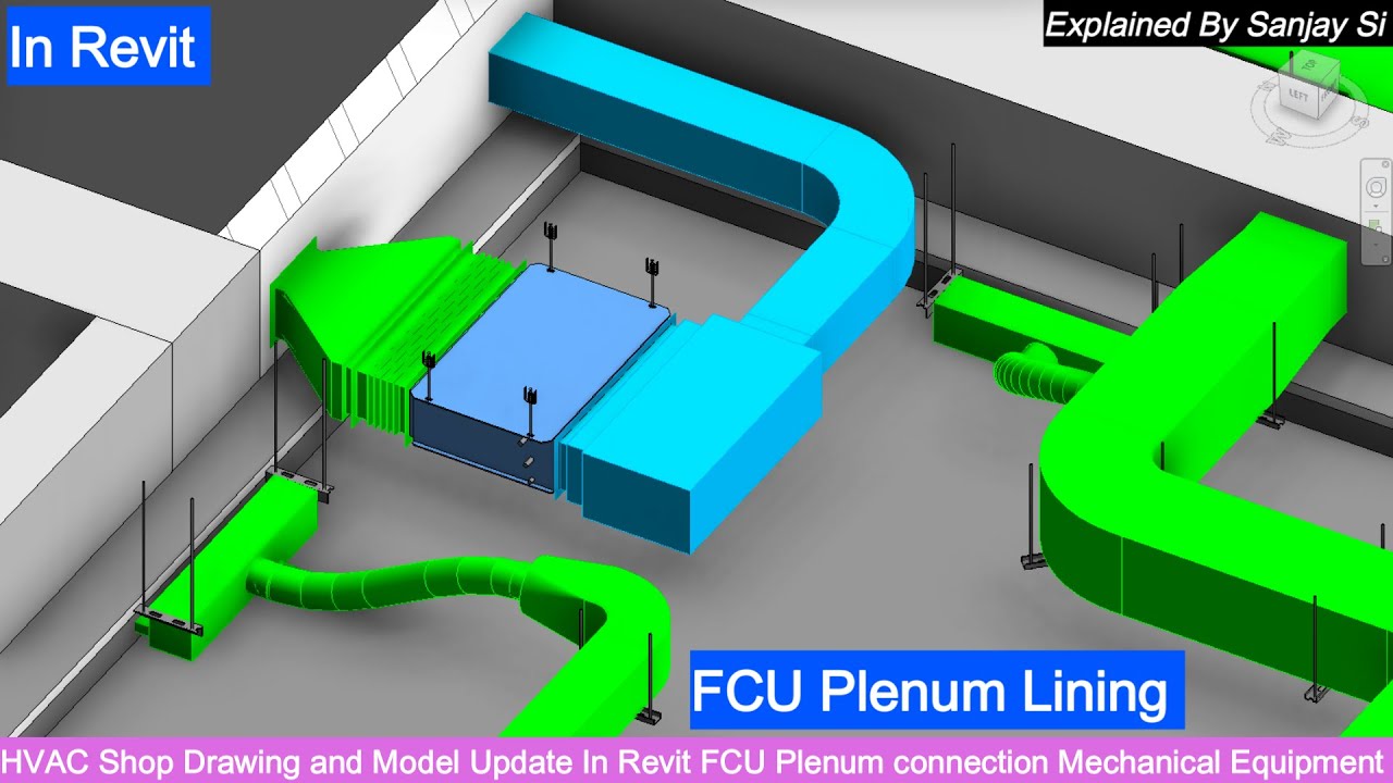 Ep-171 # FCU Plenum Lining on Connector | Duct Fitting Plenum Family ...