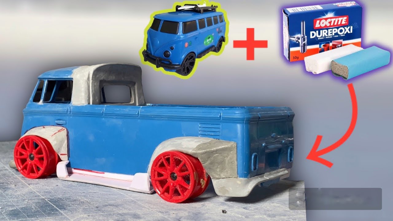 Kombi orange toys custom body kit #kombi #bodykit #miniature # ...