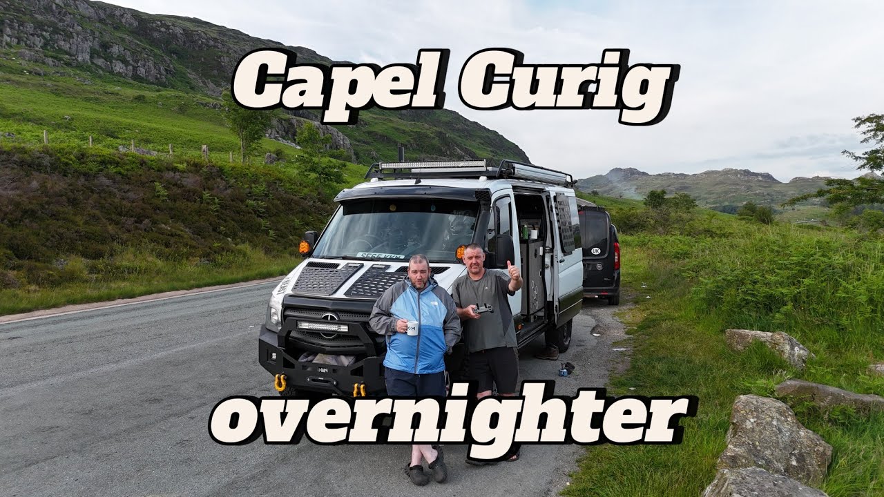Trip to Capel Curig in the 4x4 over night camp and a hike with drone ...
