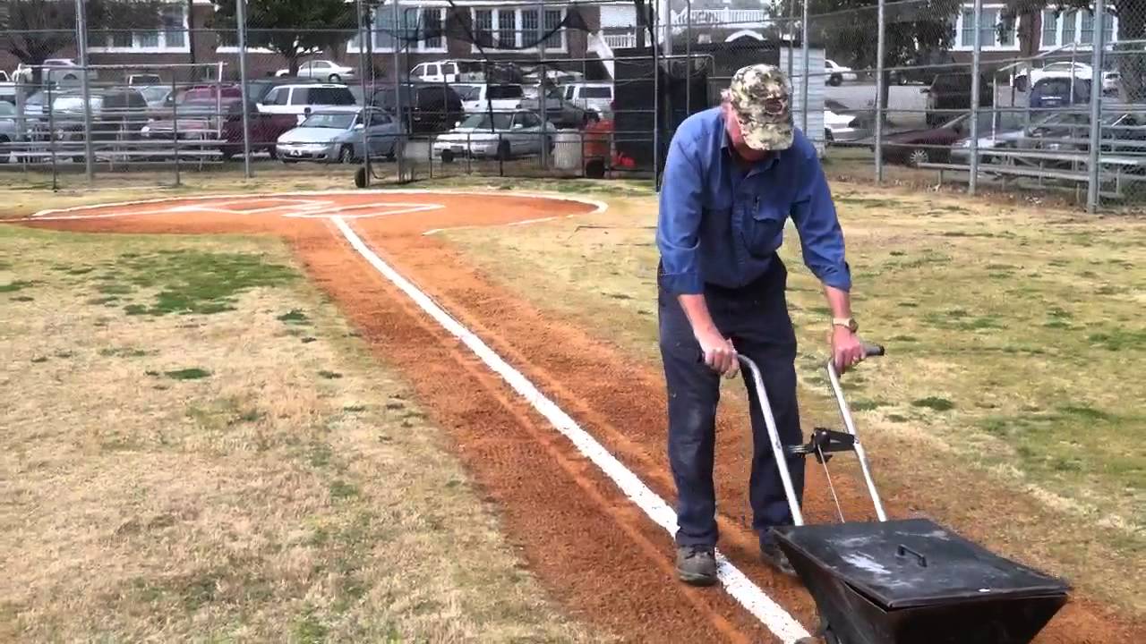 Baseball field work - YouTube