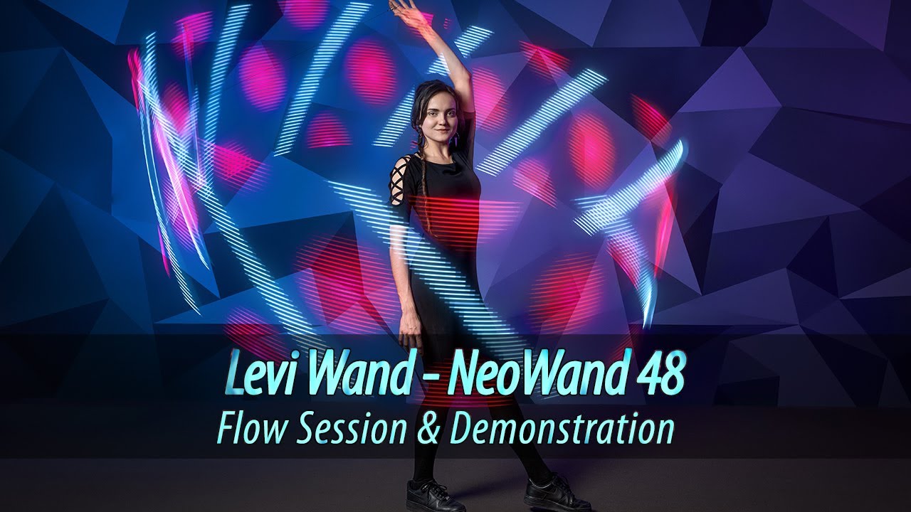 LED Levi Wand 48 | Pixel Levi Stick - Demonstration - YouTube