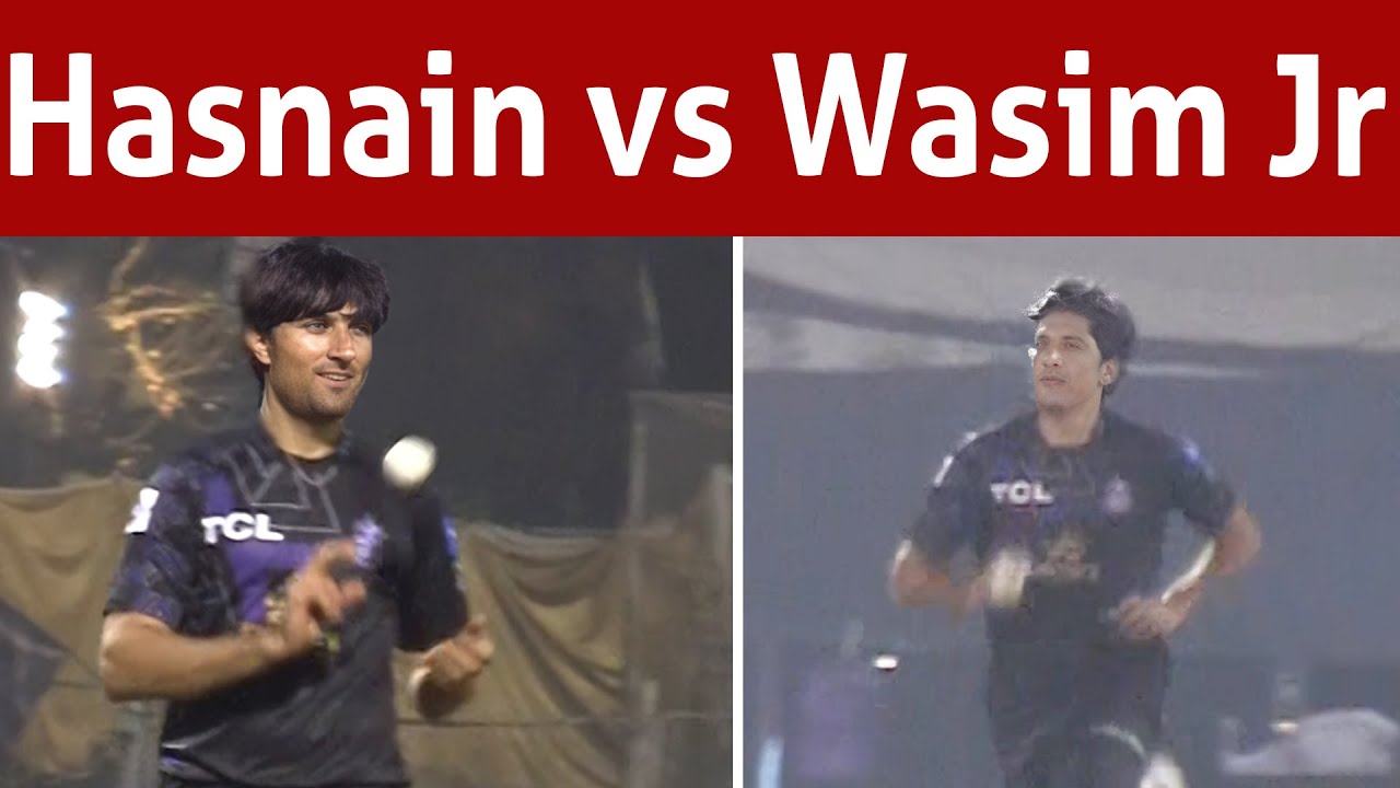 Who is better T20 bowler Hasnain or Wasim Jr - YouTube