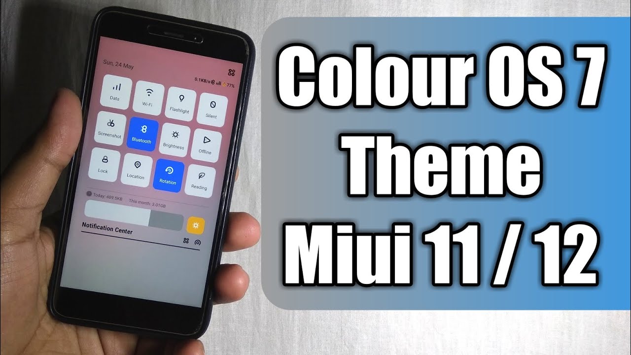 Color OS 7 Miui 11 Theme | Colour OS Notification Panel Theme Miui 11 ...