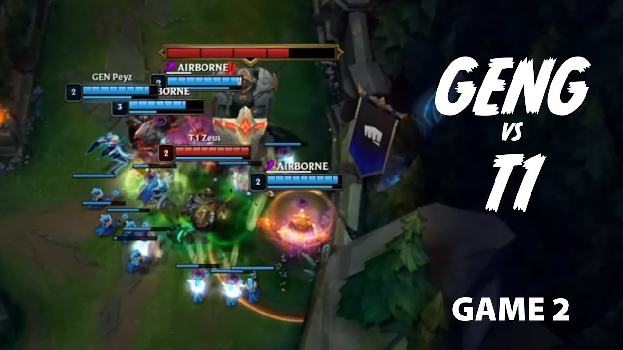 HighLights | Game 2 GENG vs T1 - YouTube