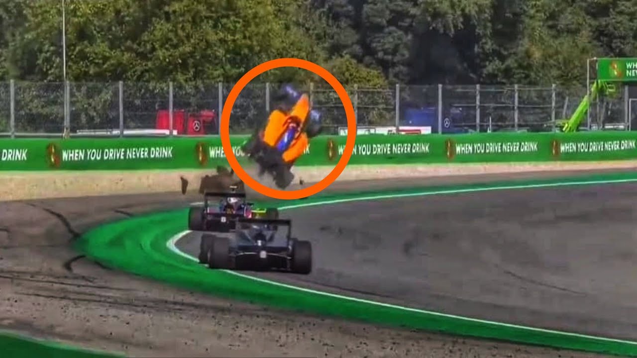 F3 Monza Horror Crash In Slow-Motion And Normal Motion - YouTube
