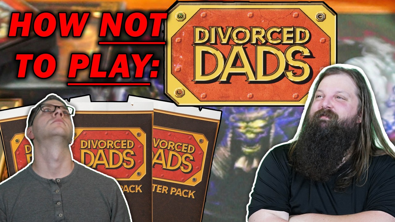 Divorced Dads Card Game: Battling our decks - YouTube