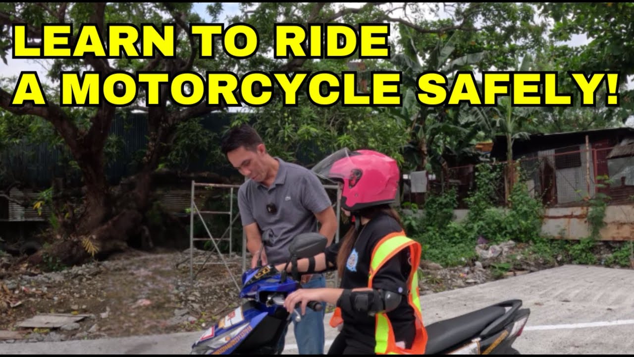 Learn to ride safely a motorcycle is quick and easy here with us! - YouTube