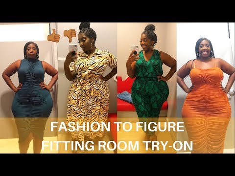 Fashion to Figure Fitting Room Try-On | August 2019 - YouTube