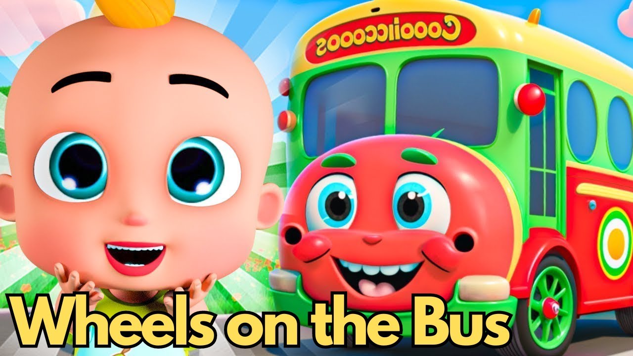 The Wheels on the Bus - Animated Nursery Rhyme for Kids - YouTube