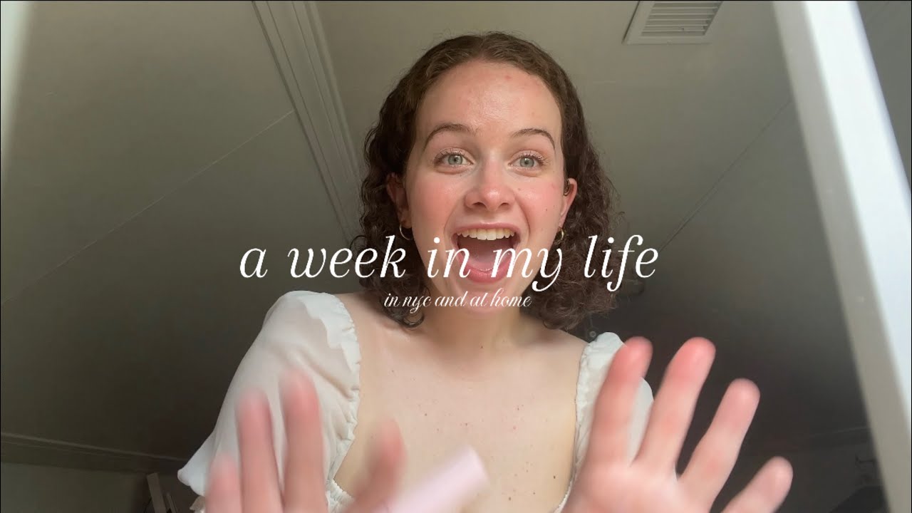 a week in my life in nyc vlog: grwm, barbie posters, traveling home ...