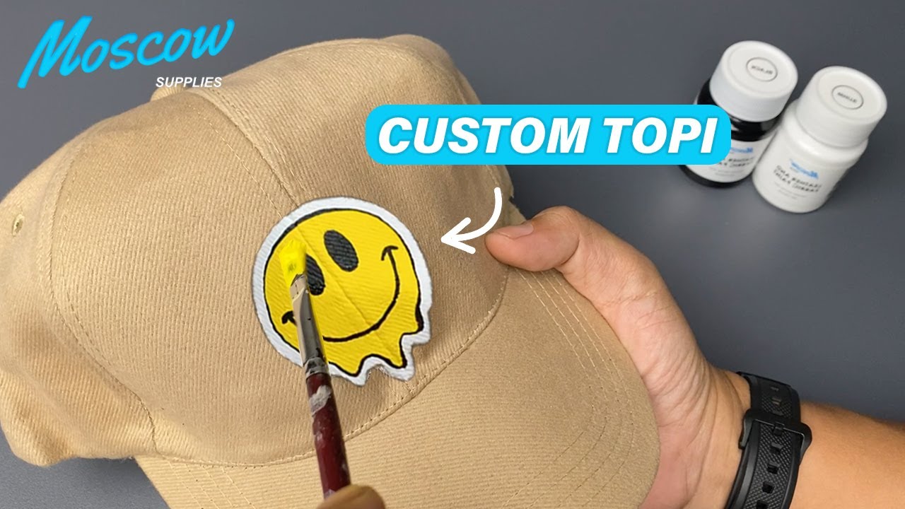 Cara Custom Lukis Topi! - YouTube