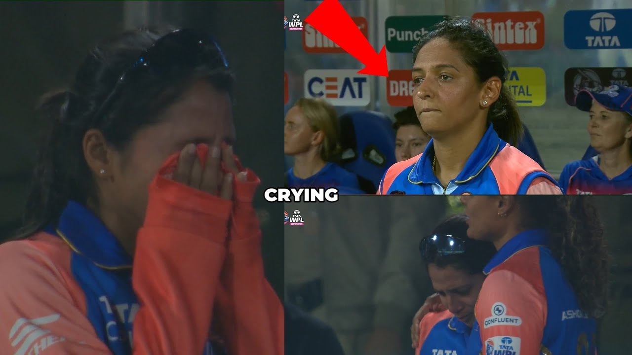 Harmanpreet Kaur And Mumbai Indians Players Crying After Losing Semi ...