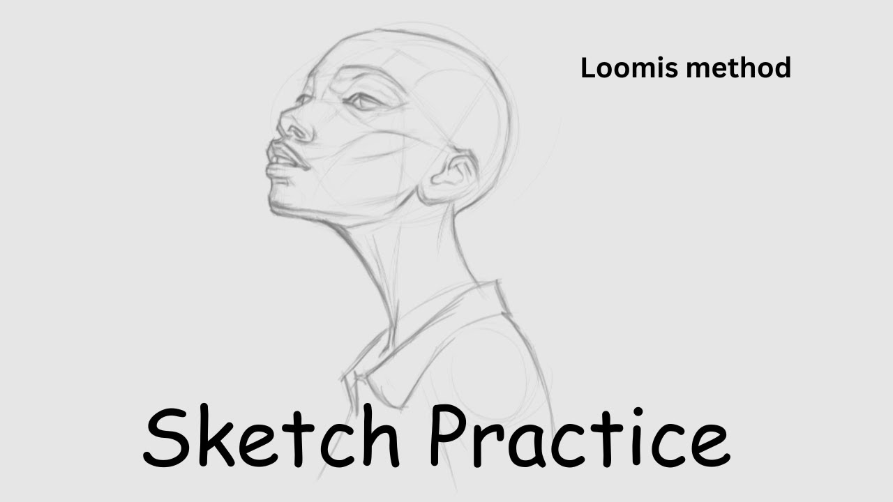 Portrait study | Loomis head construction - YouTube