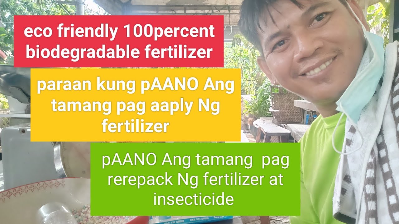 eco friendly 100percent biodegradable fertilizer - YouTube