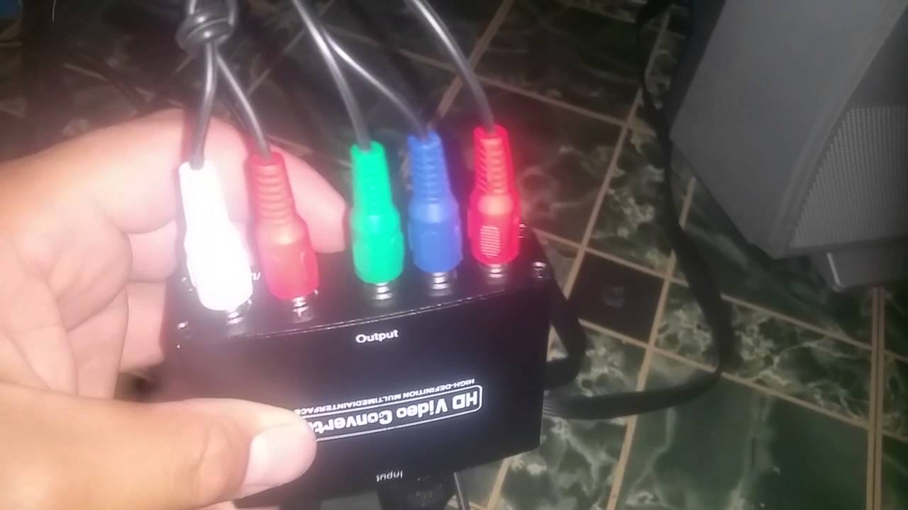 Hdmi to rgb componet - YouTube